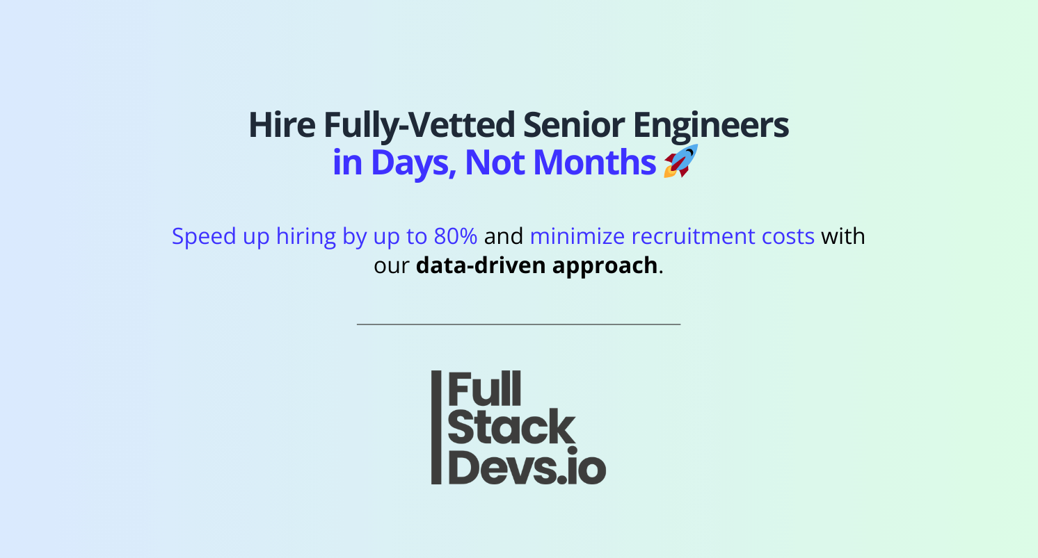 Senior React JS & PHP Developer Jobs - FullStackDevs.io